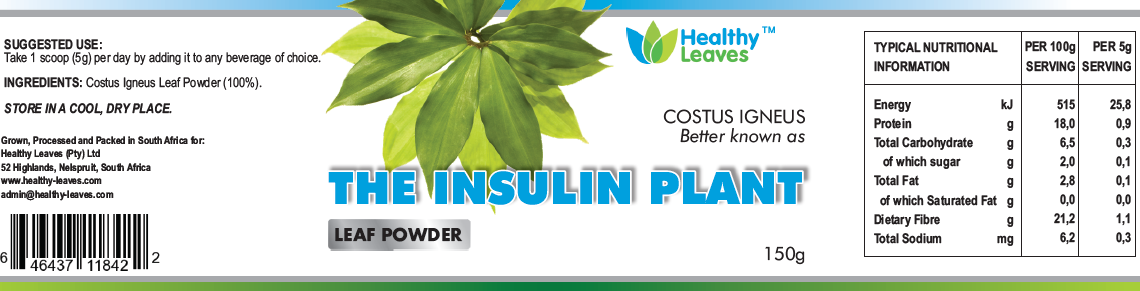 Insulin Plant Powder - 150g – Healthy Leaves